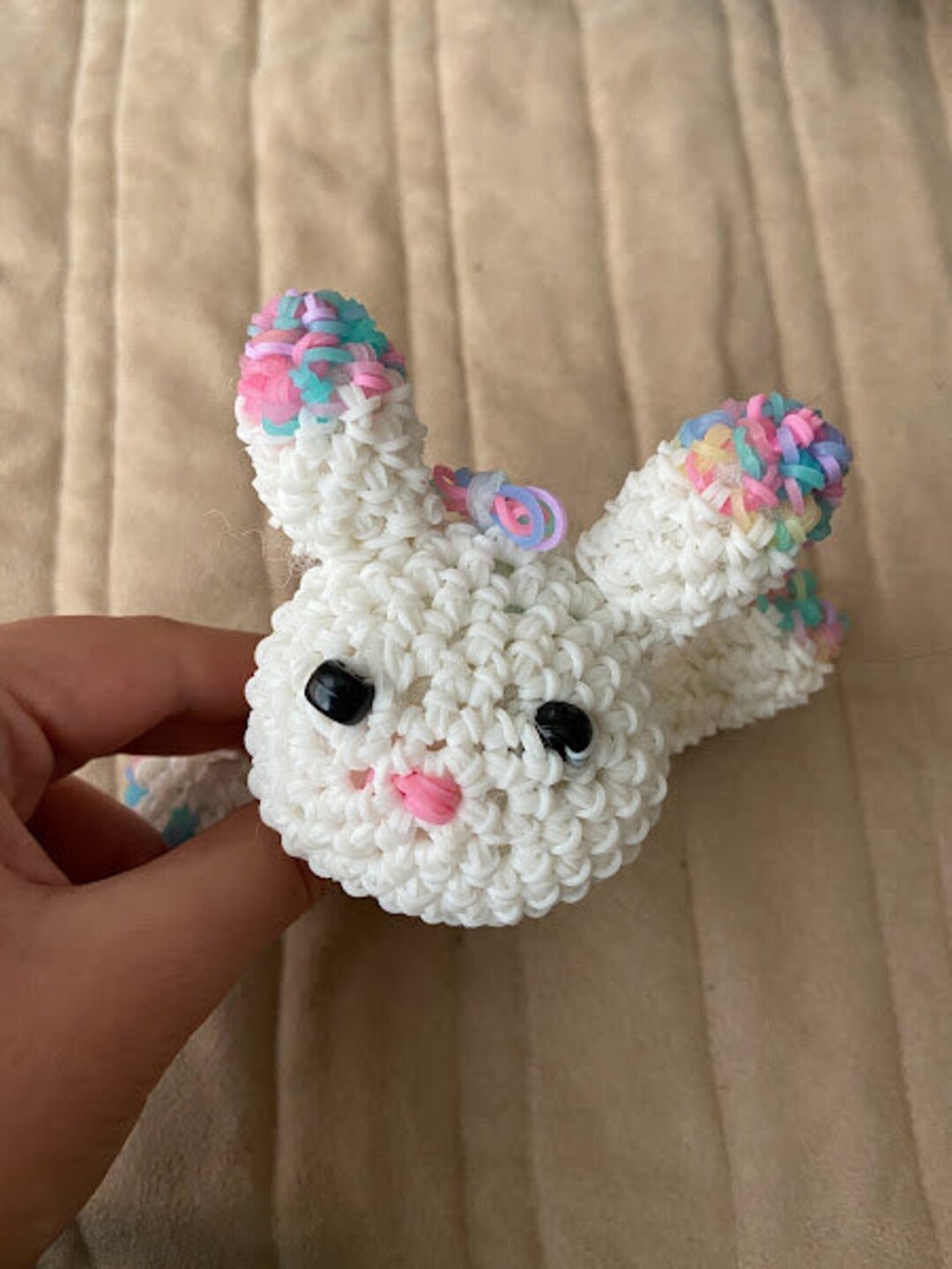 Rainbow Loom Bunny - Etsy