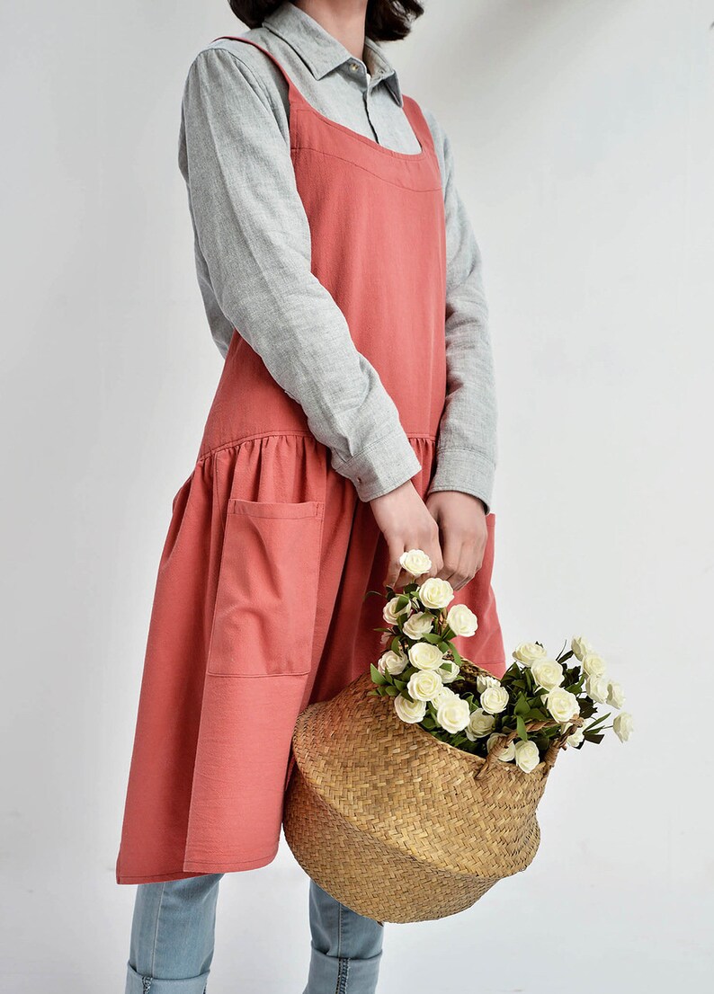Linen Aprons/ Apron for Women/apron Dress - Etsy