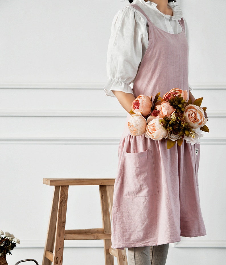 Linen Aprons/ Apron for Women/apron Dress - Etsy