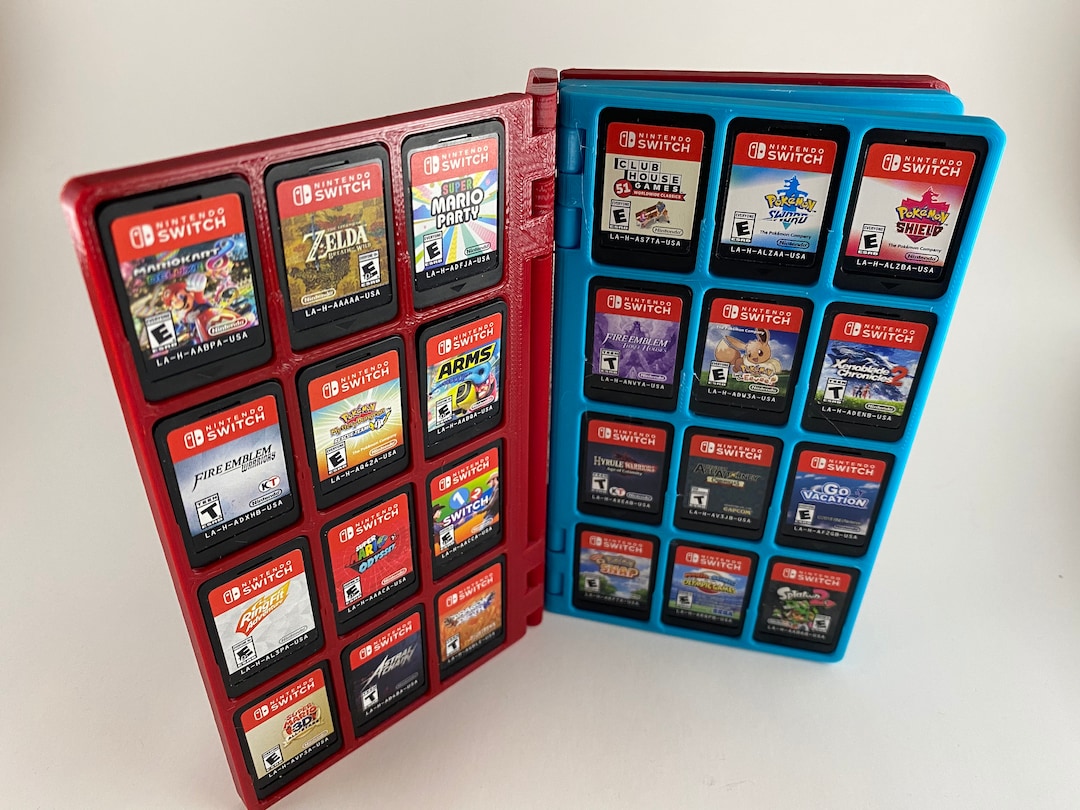 Nintendo Switch Game Case Foldable Cartridge Holder - Etsy Nintendo Switch Game Case Foldable Cartridge Holder - Etsy