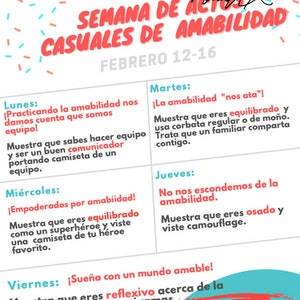 RAK Week Flyer *canva Link* - Etsy