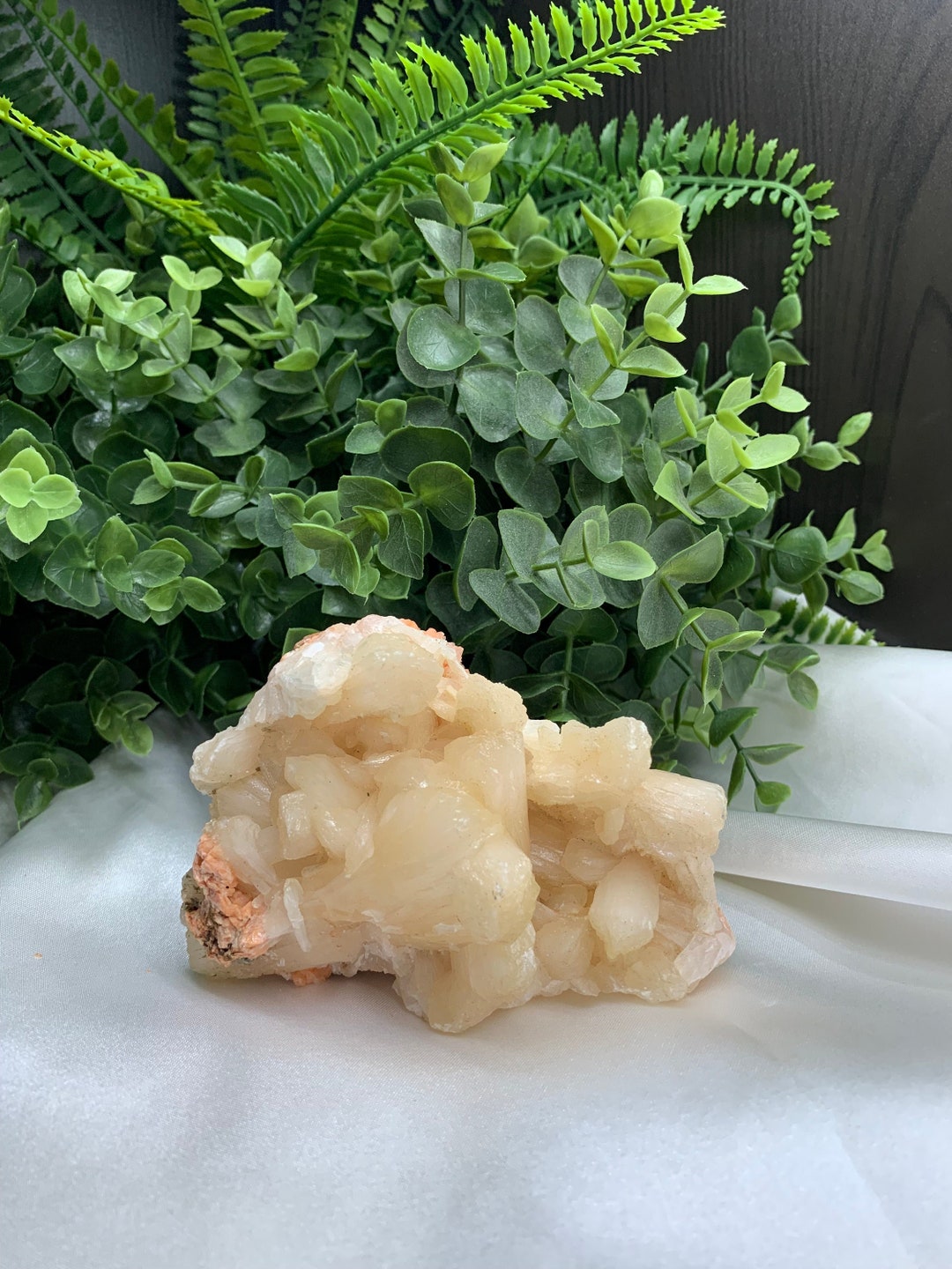 STILBITE Peach Stilbite Stilbite Crystal Mineral Healing Crystal Raw ...