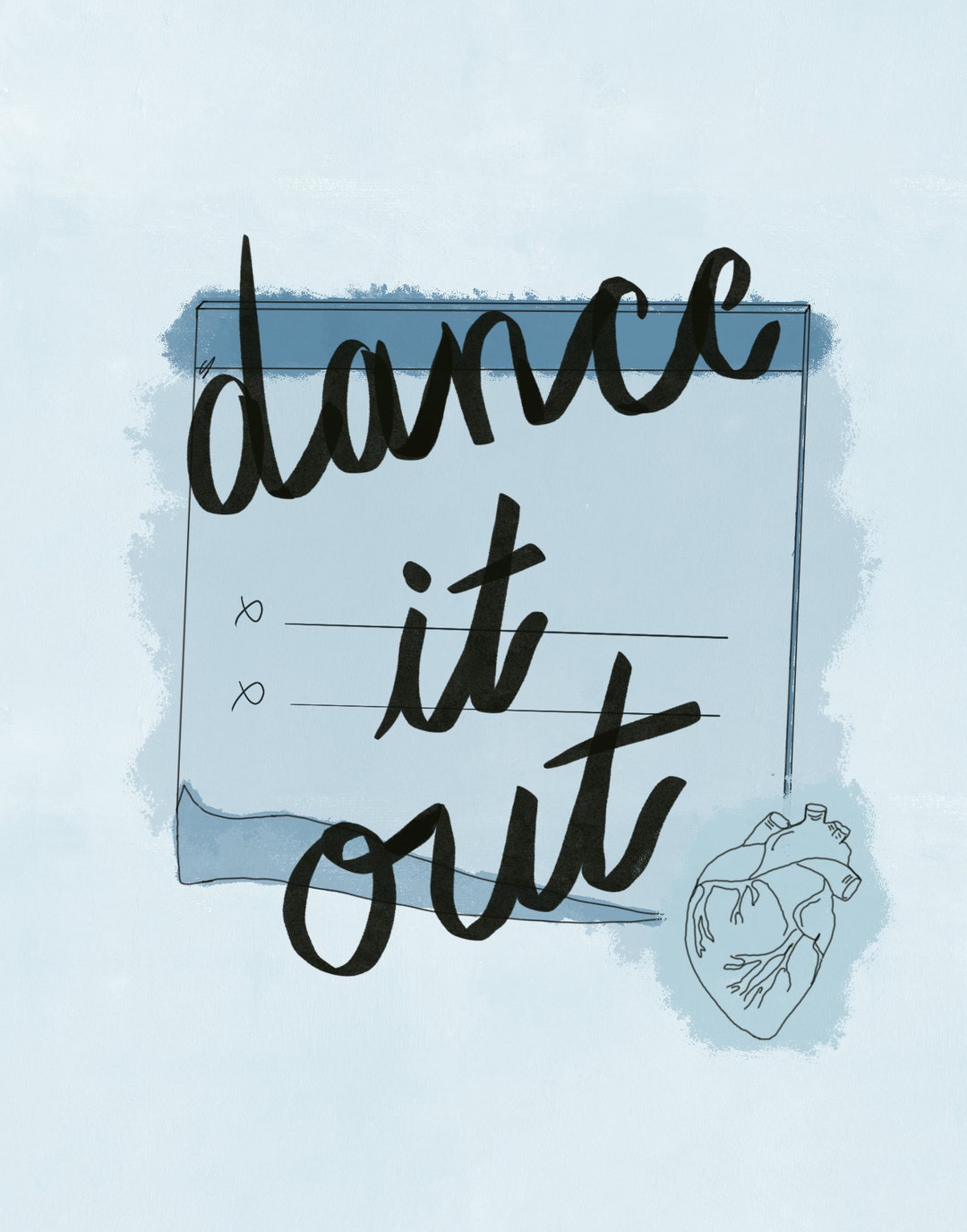 I Call Post’it - Grey’s Anatomy Blue Post It Digital Download. - Etsy