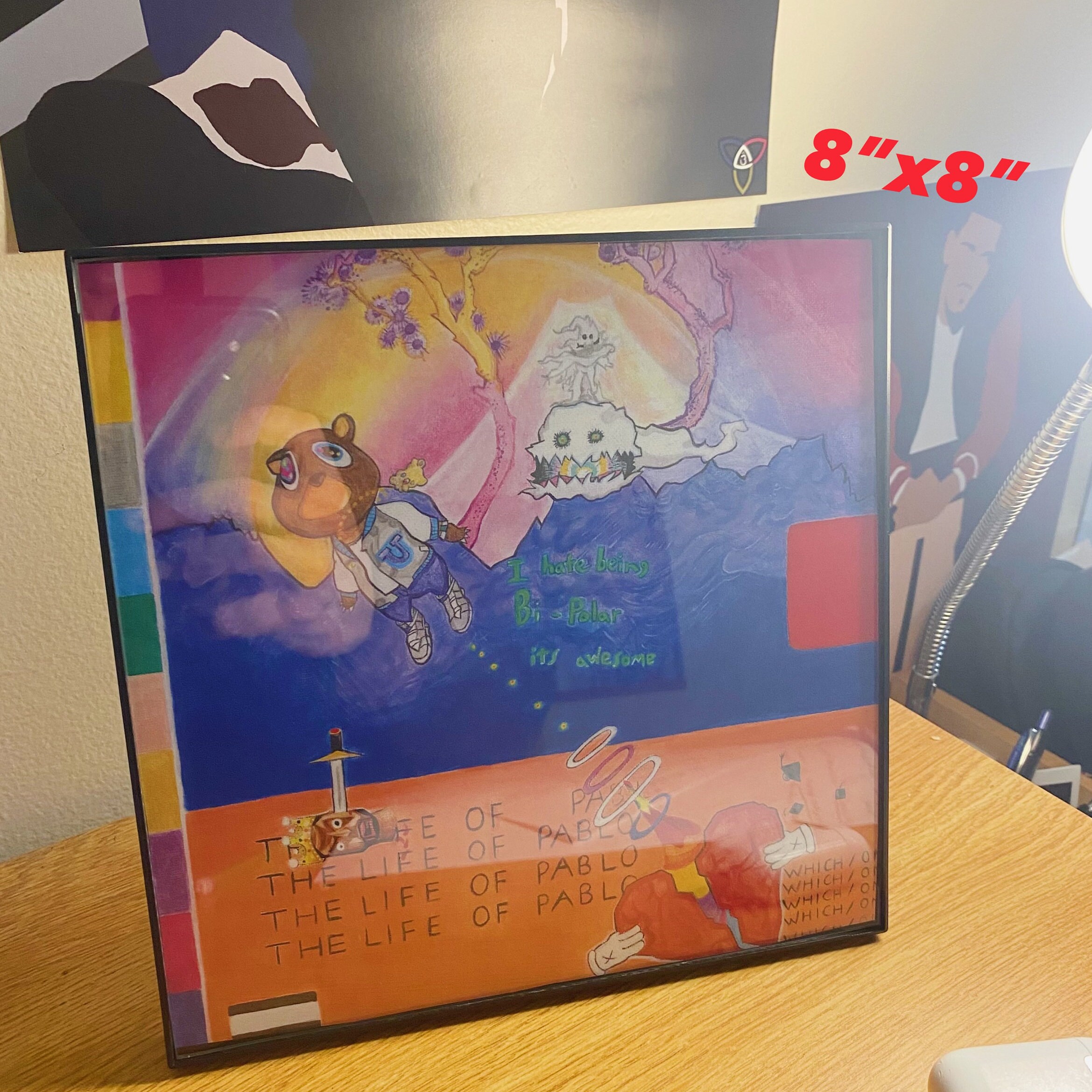 Kanye Album Collage Painting (poster) - Etsy