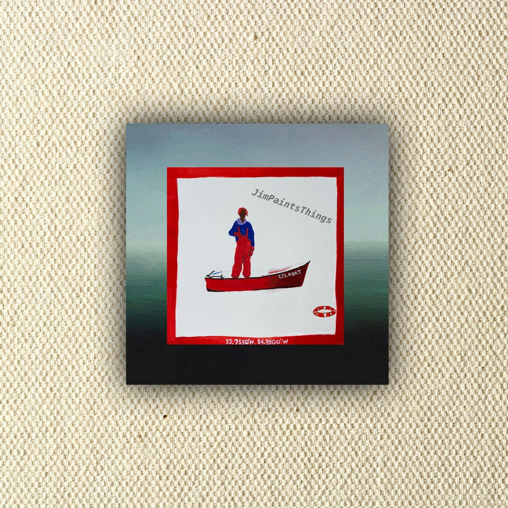 Lil Boat Lil Yachty Painting (poster) - Etsy