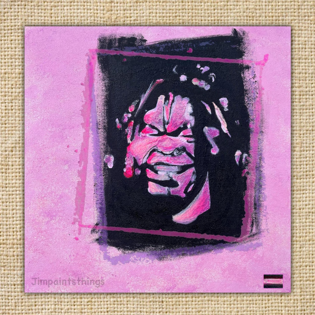 Lucki Watch My Back Painting (poster Print) - Etsy