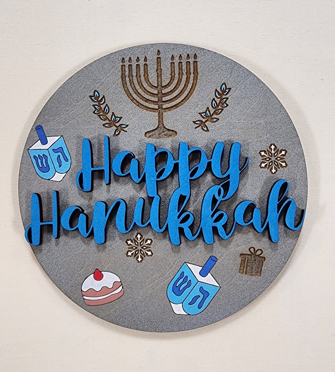 Feast Days Door Sign Replacement Discs: Hanukkah, Purim, Unleavened ...