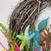 Tropical Front Door Wreath, Beach House Decor, Under Water Wreath ...