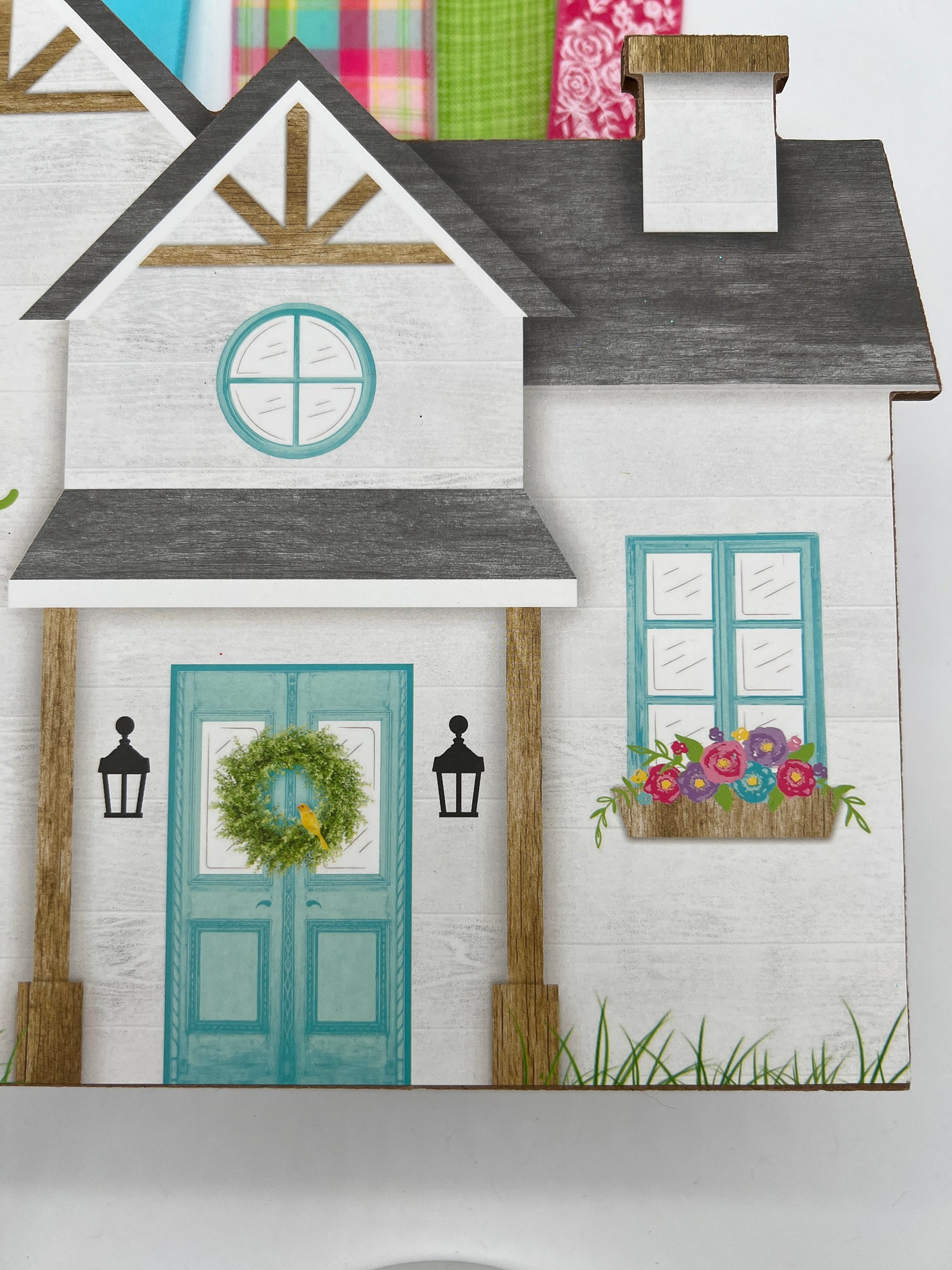 DIY Spring Wreath Kit, Wreath Supplies, Wreath Kit, DIY Project, Sign ...