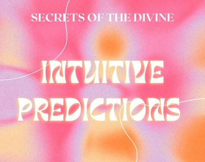 10 Intuitive Predictions (no Tools) - Etsy