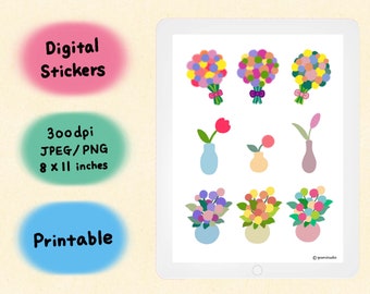 Digital Stickers Digital Planner Stickers Goodnotes - Etsy