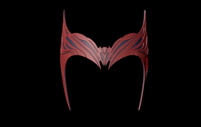 Scarlet Witch Finale Headpiece Crown 3D Printing STL Template Etsy