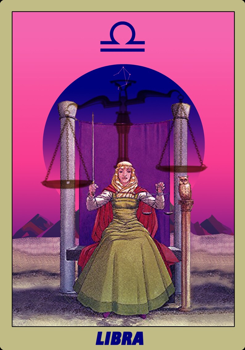 Printable Astrology X Tarot Cards - Etsy