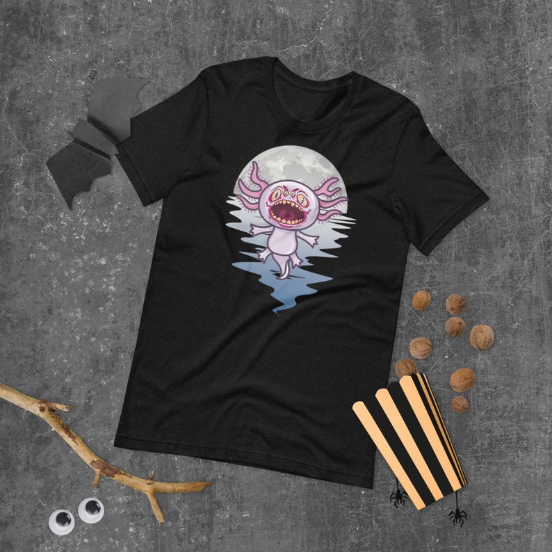 Cursed Art Scary Axolotl Axolotl Vampire Kawaii Cute but - Etsy Singapore