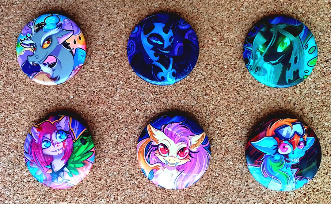 Mlp Villains Buttons - Etsy Canada