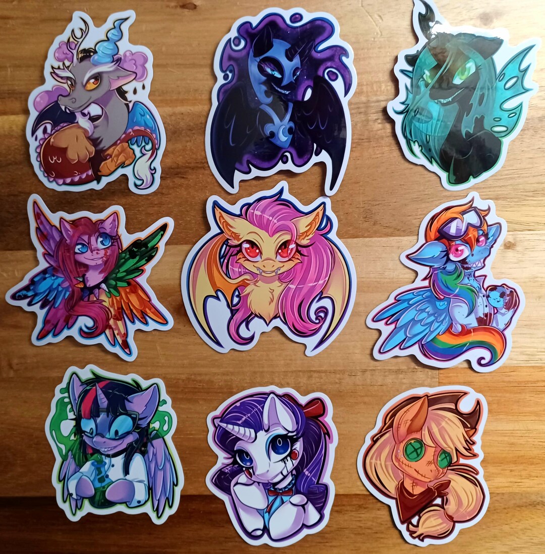 MLP Villains Stickers - Etsy