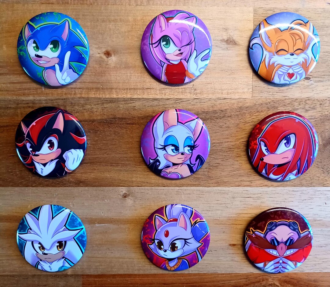 Sonic Buttons - Etsy