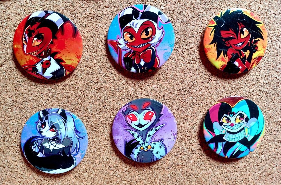 Helluva Boss Buttons - Etsy