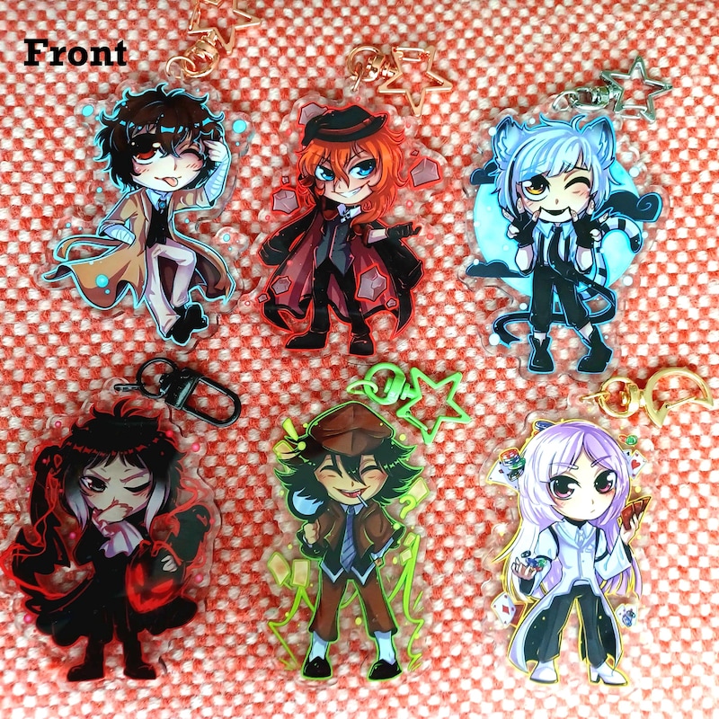 Bungou Stray Dogs Keychain - Etsy