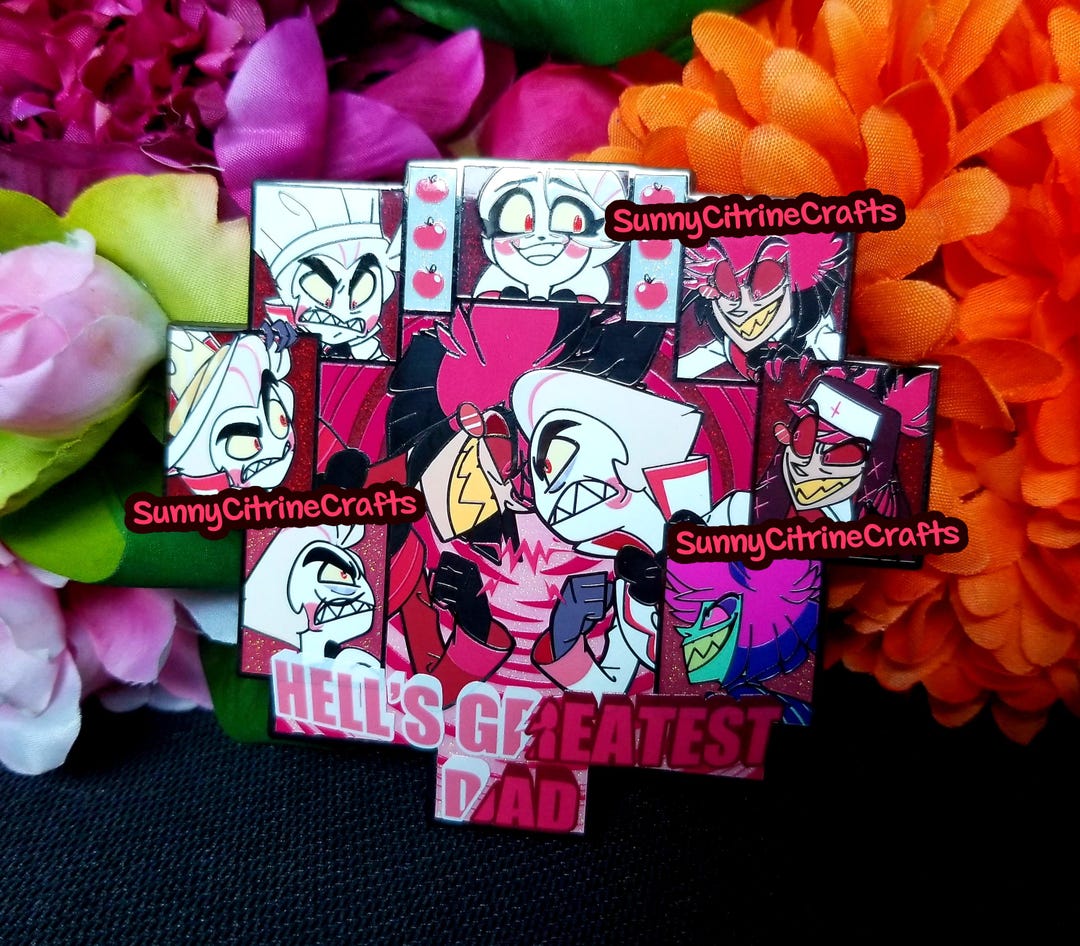 Hell's Greatest Dad Pins - Etsy