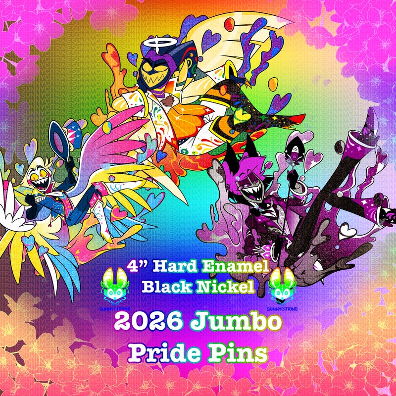 Lucifer Hazbin Pins - Etsy