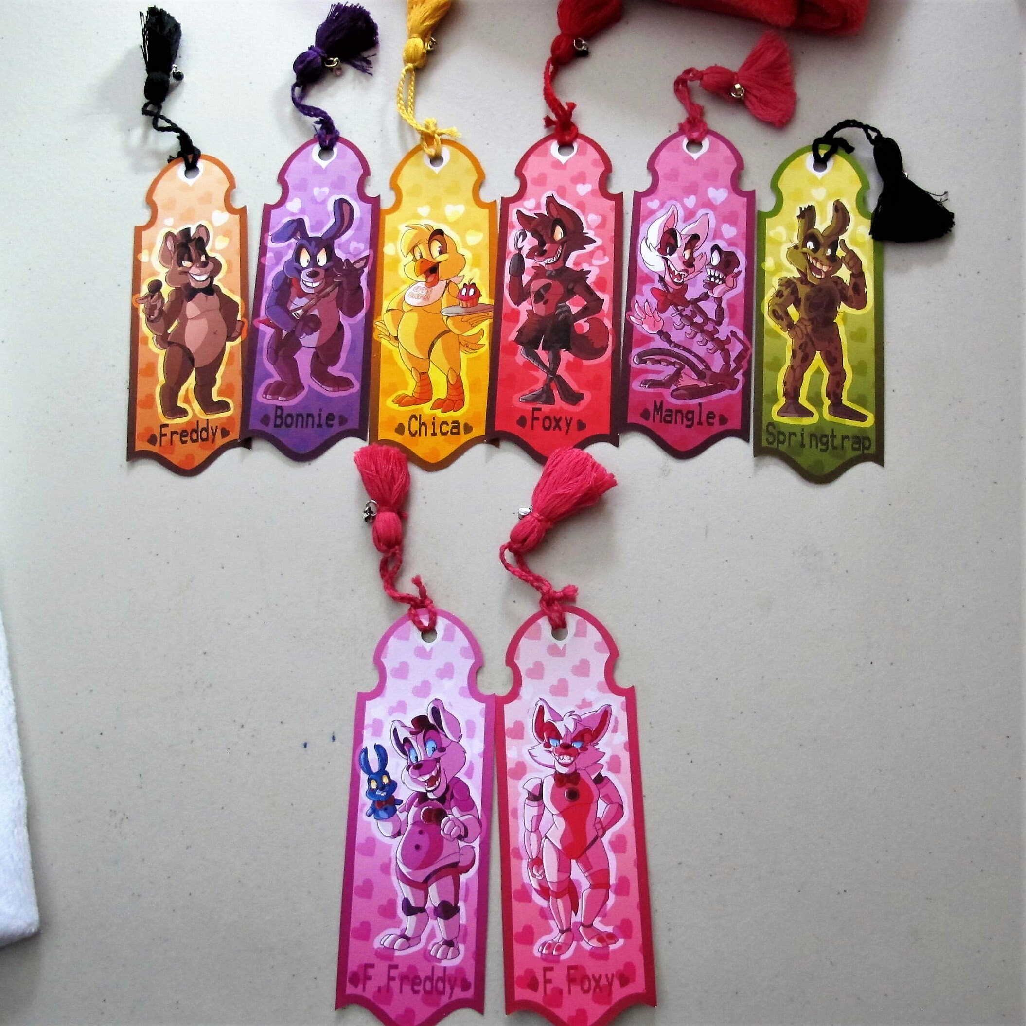 Five Nights at Freddy's Bookmarks | Etsy Canada
