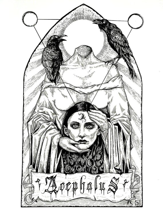 Medieval Demon Prints