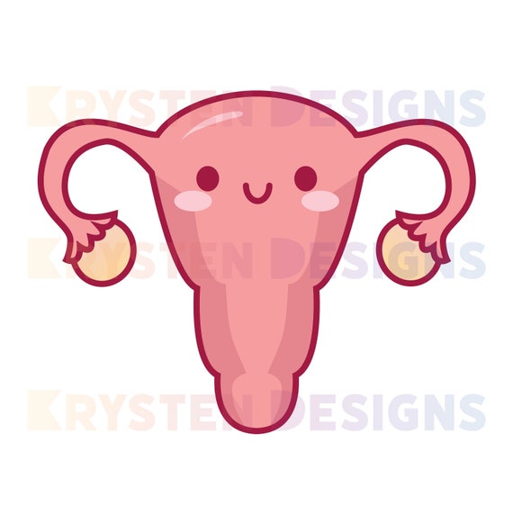 Cute Uterus Icon Digital Download PNG SVG | Etsy
