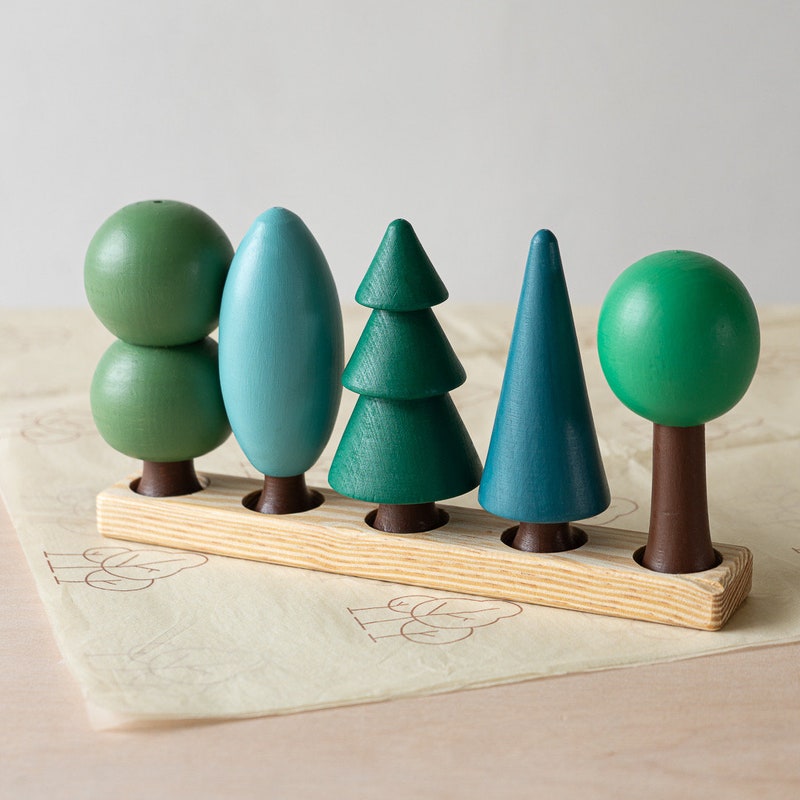 Wooden Tree Toy - Etsy