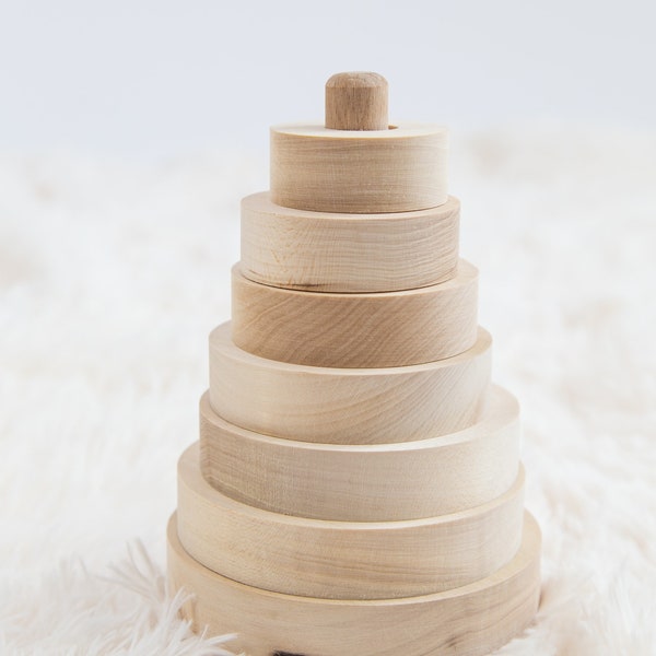 Peg Board Stacking Toy - Etsy