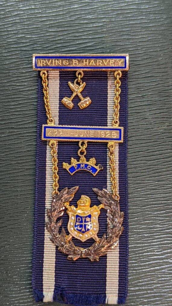 Amazing 10K Gold Vintage 1928 DeMolay Past Master Cou… - Gem