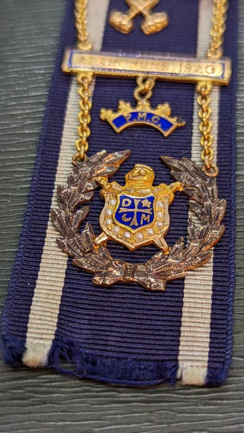 Amazing 10K Gold Vintage 1928 Demolay Past Master Councilor - Etsy