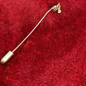 Incredible Antique Victorian Stick Pin Snake Holding Opal Solid Gold W ...