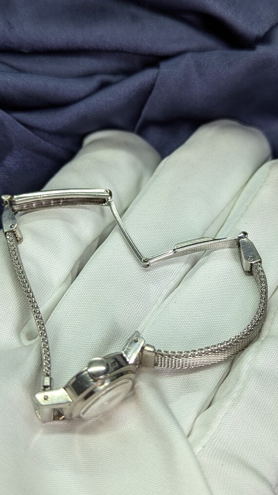 Exceptional Vintage 1960s Gubelin 18k White Gold Ladi… - Gem