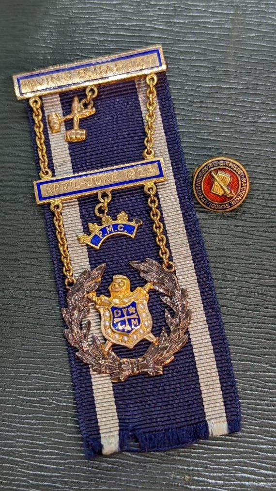 Amazing 10K Gold Vintage 1928 DeMolay Past Master Cou… - Gem