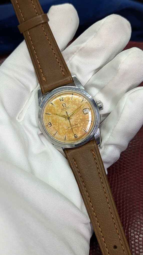 Incredible Tropical Dial Vintage 1956 Omega Seamaster… - Gem