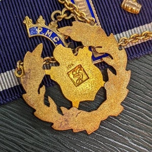 Amazing 10K Gold Vintage 1928 Demolay Past Master Councilor Medal W ...