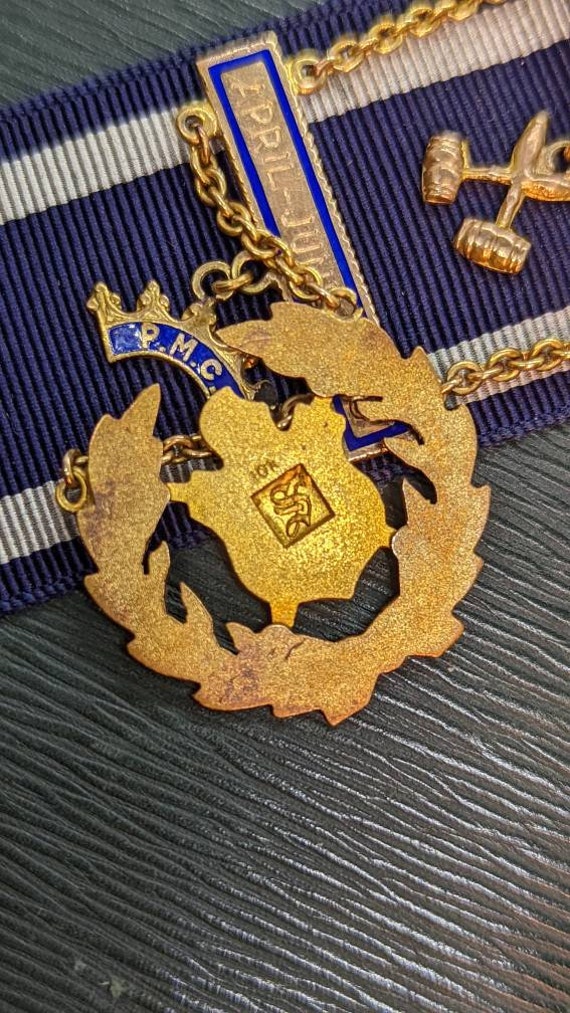 Amazing 10K Gold Vintage 1928 DeMolay Past Master Cou… - Gem