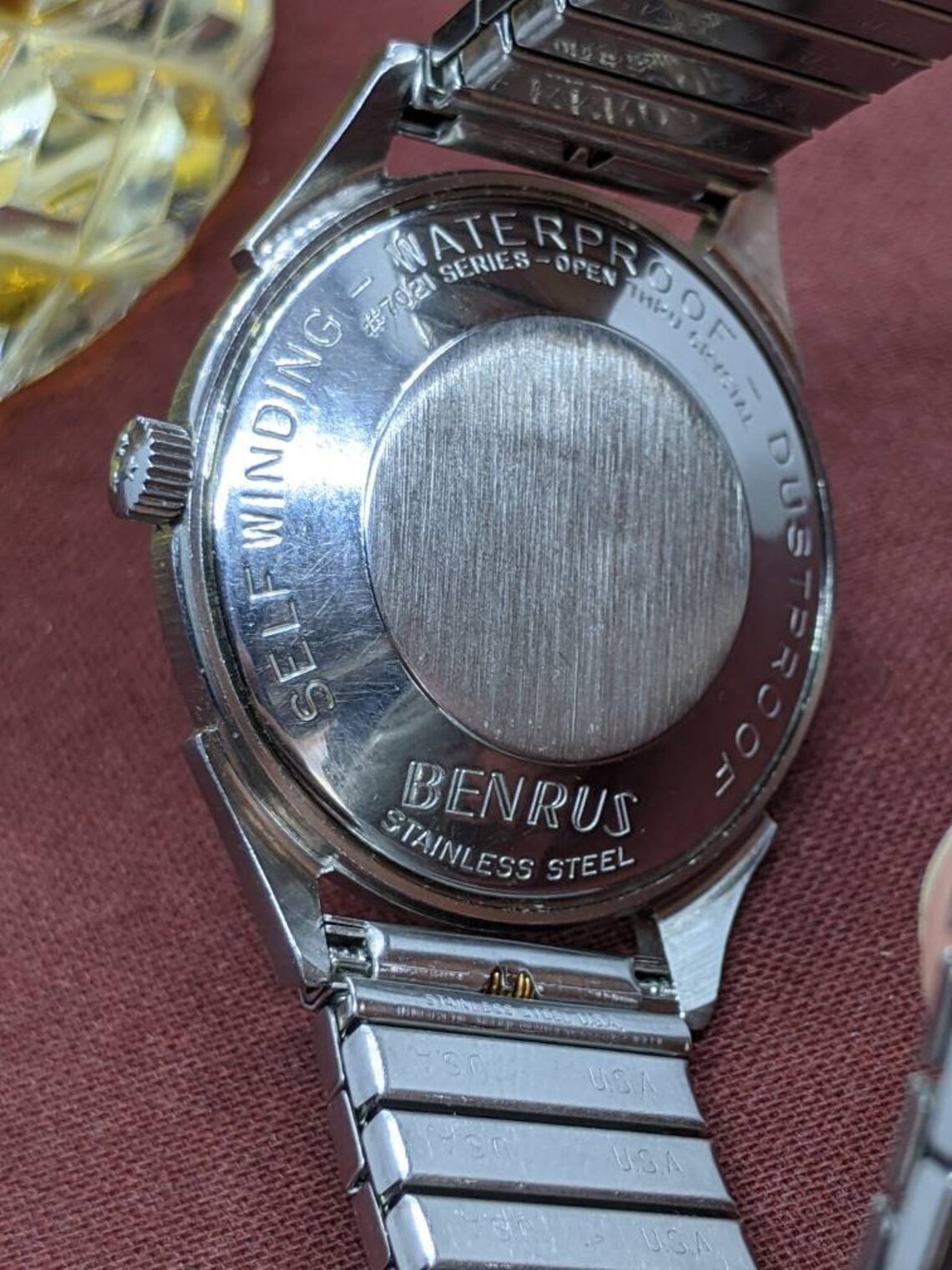 Vintage 1960's Benrus Three Star Selfwinding (automatic) Watch Werviced ...