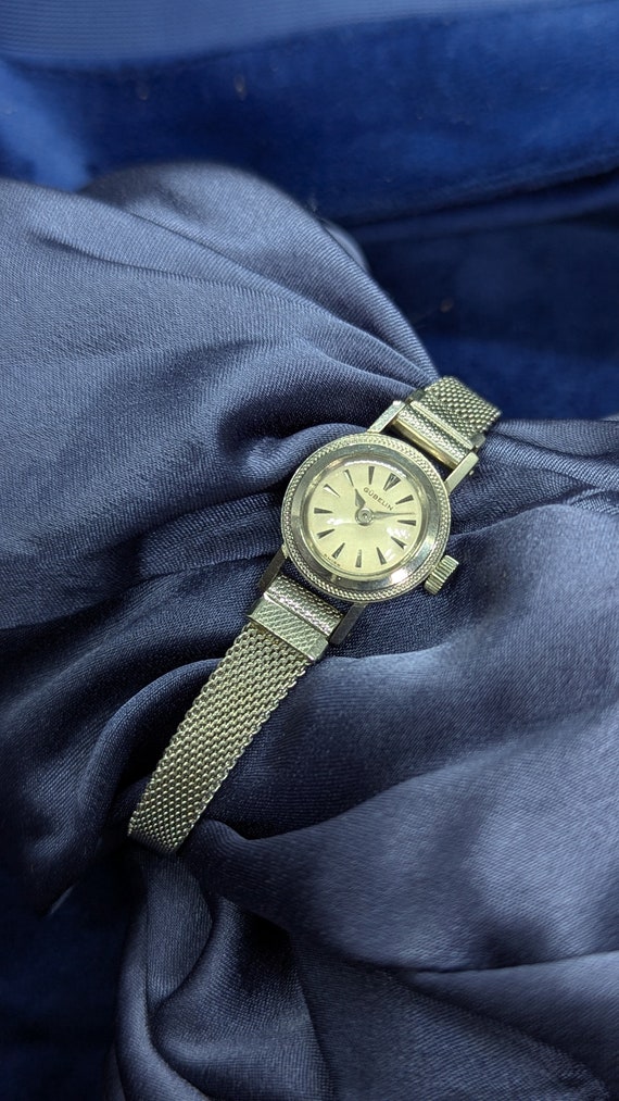 Exceptional Vintage 1960s Gubelin 18k White Gold Ladi… - Gem