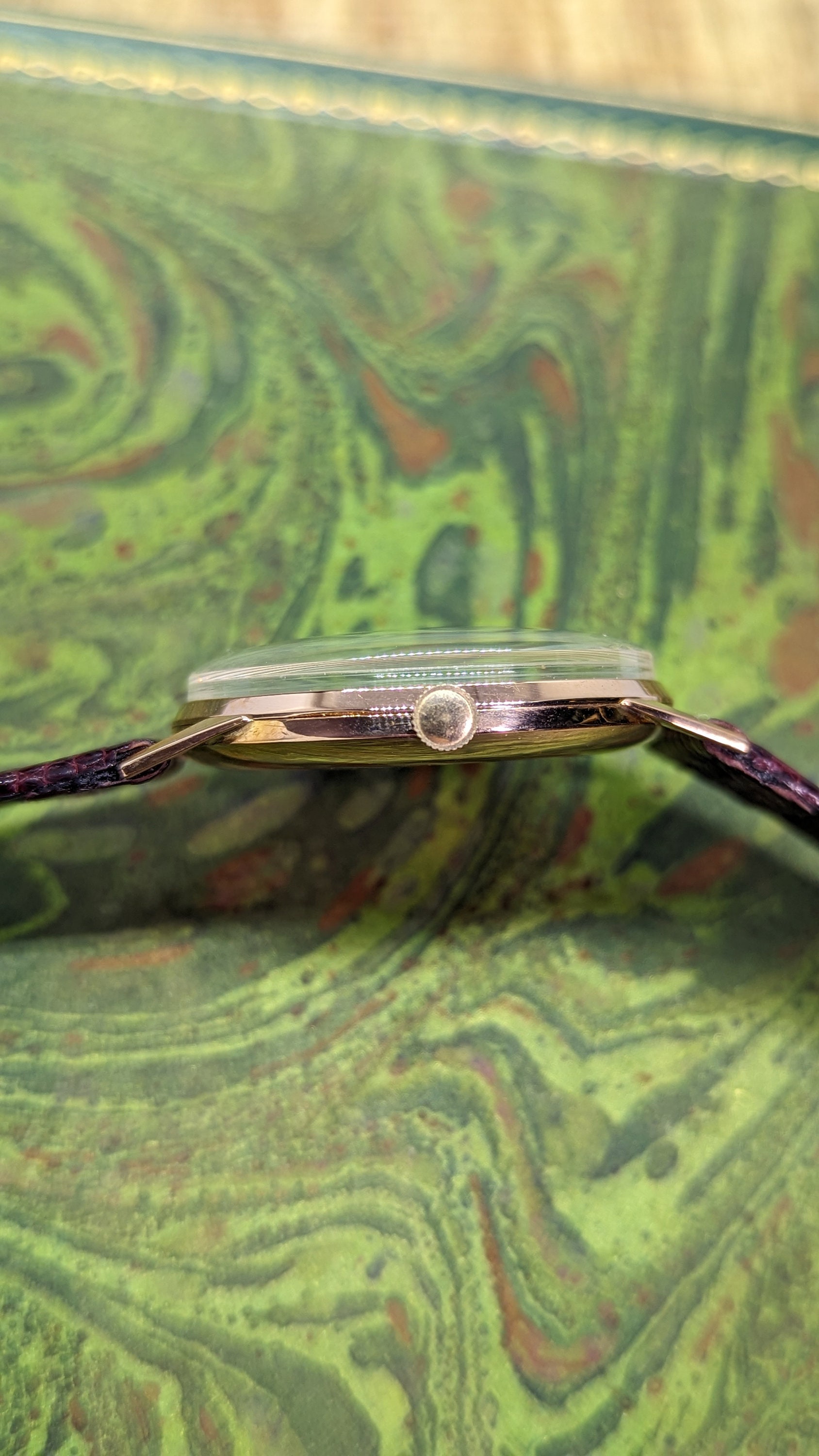 Incredible 18k Rose Gold Vintage Rensie/alpina Men's Watch - Etsy