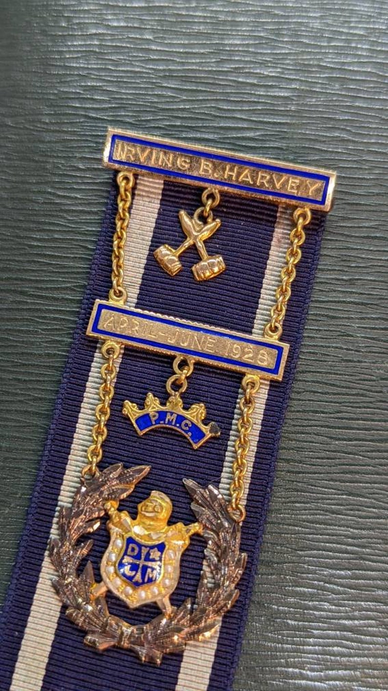 Amazing 10K Gold Vintage 1928 Demolay Past Master Councilor - Etsy