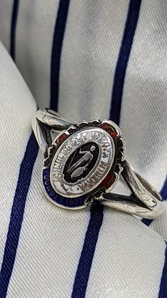 vintage class ring and - Gem