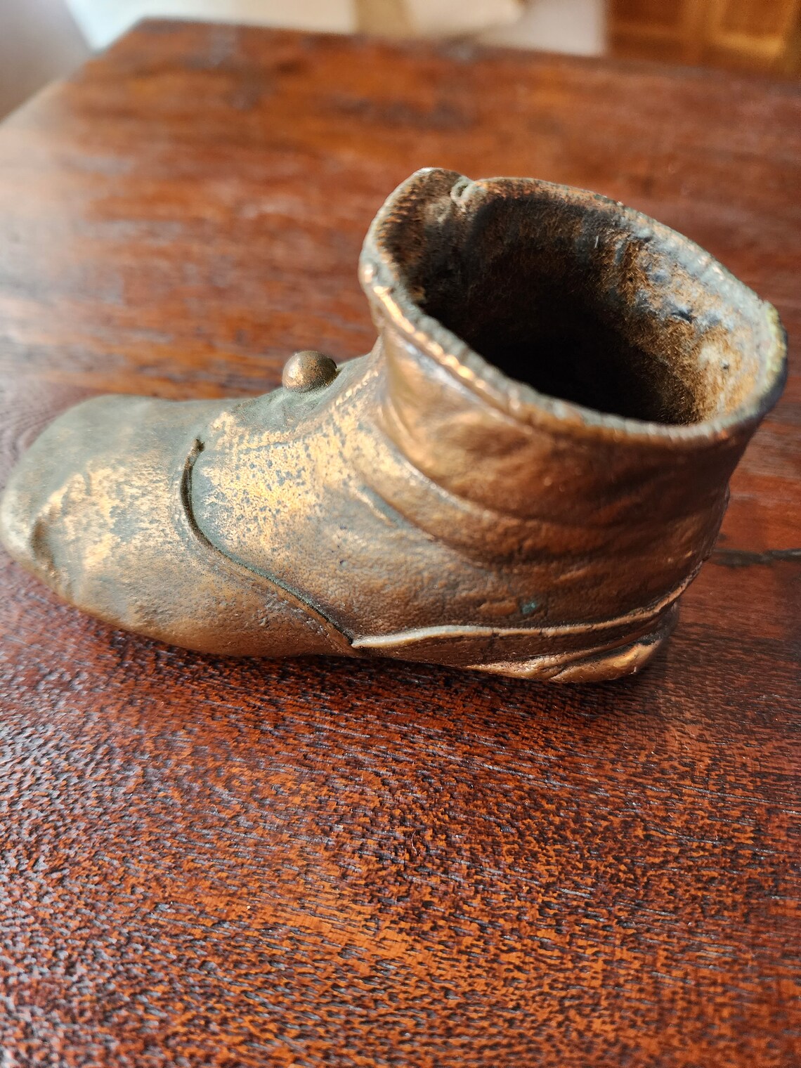 Antique Bronze Baby Shoe Boot Bootie, Pre 1930s Gothic Victorian - Etsy