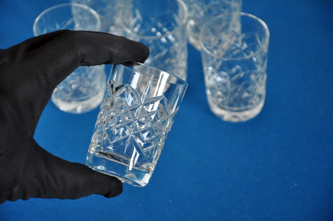 Set of Vintage Soviet Crystal Drinking Glasses, 1980s - Etsy