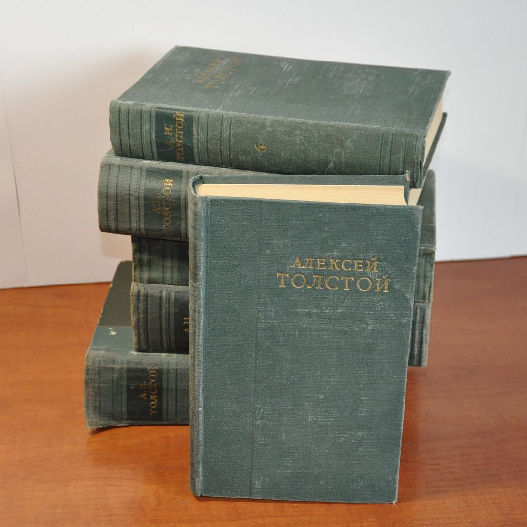 Vintage Collection of Aleksey Tolstoy's Writings in 6 Volumes, 1950 ...