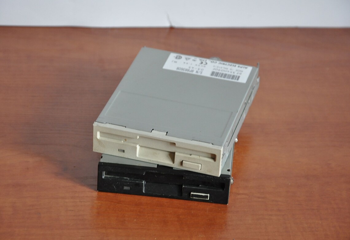 Vintage External Floppy Disk Drive 3.5 FDD, 1990s - Etsy