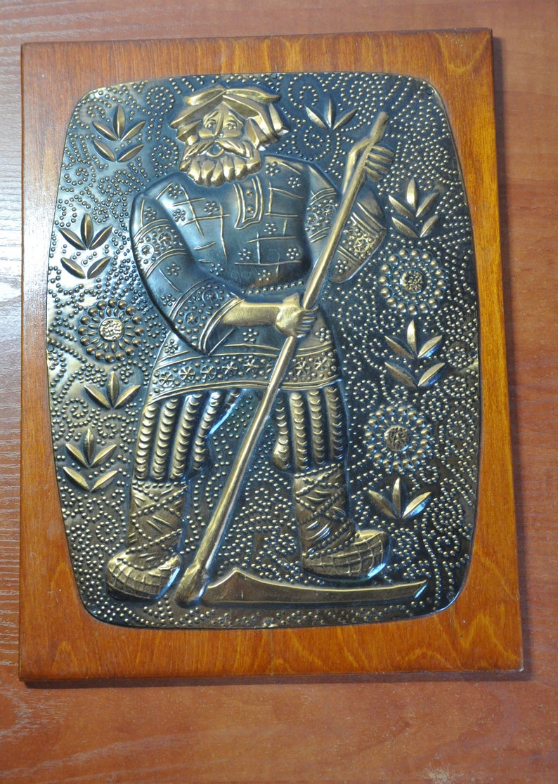Vintage Soviet Copper Chasing 1980s - Etsy