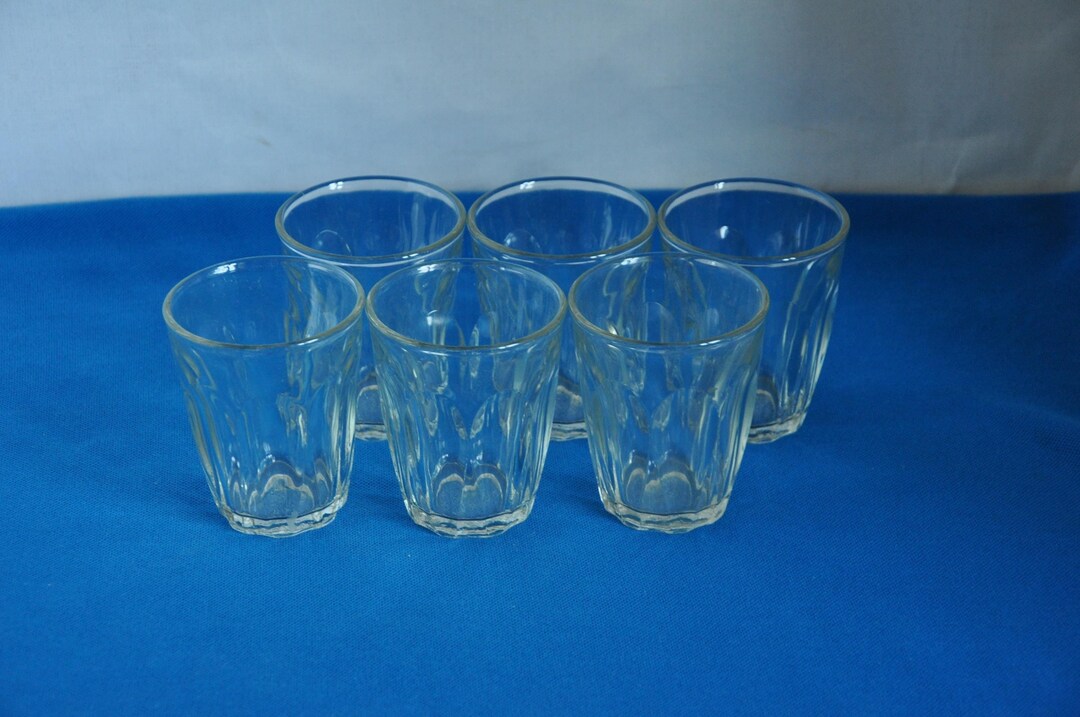 Set of Soviet Drinking Faceted Glasses, 1980s - Etsy