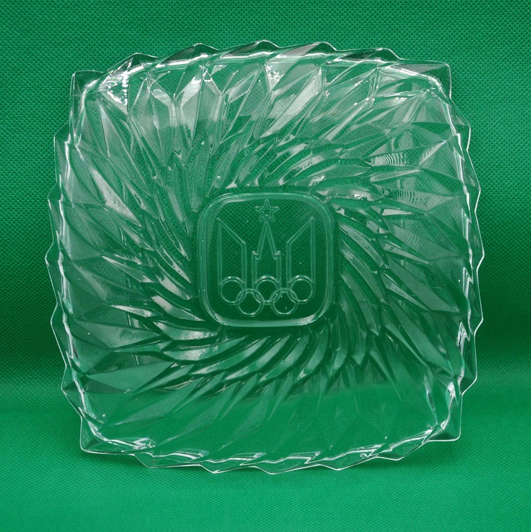 Vintage Soviet Crystal Dish – 1980 Moscow Olympics - Etsy
